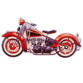 Metalen Plaat Motor Rood Vintage met Relief 44x22cm kopen? Bestel ...