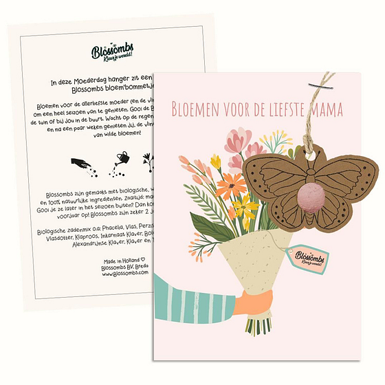 Blossombs Bloem Bommetje Hanger - Liefste Mama van Blossombs kopen ...
